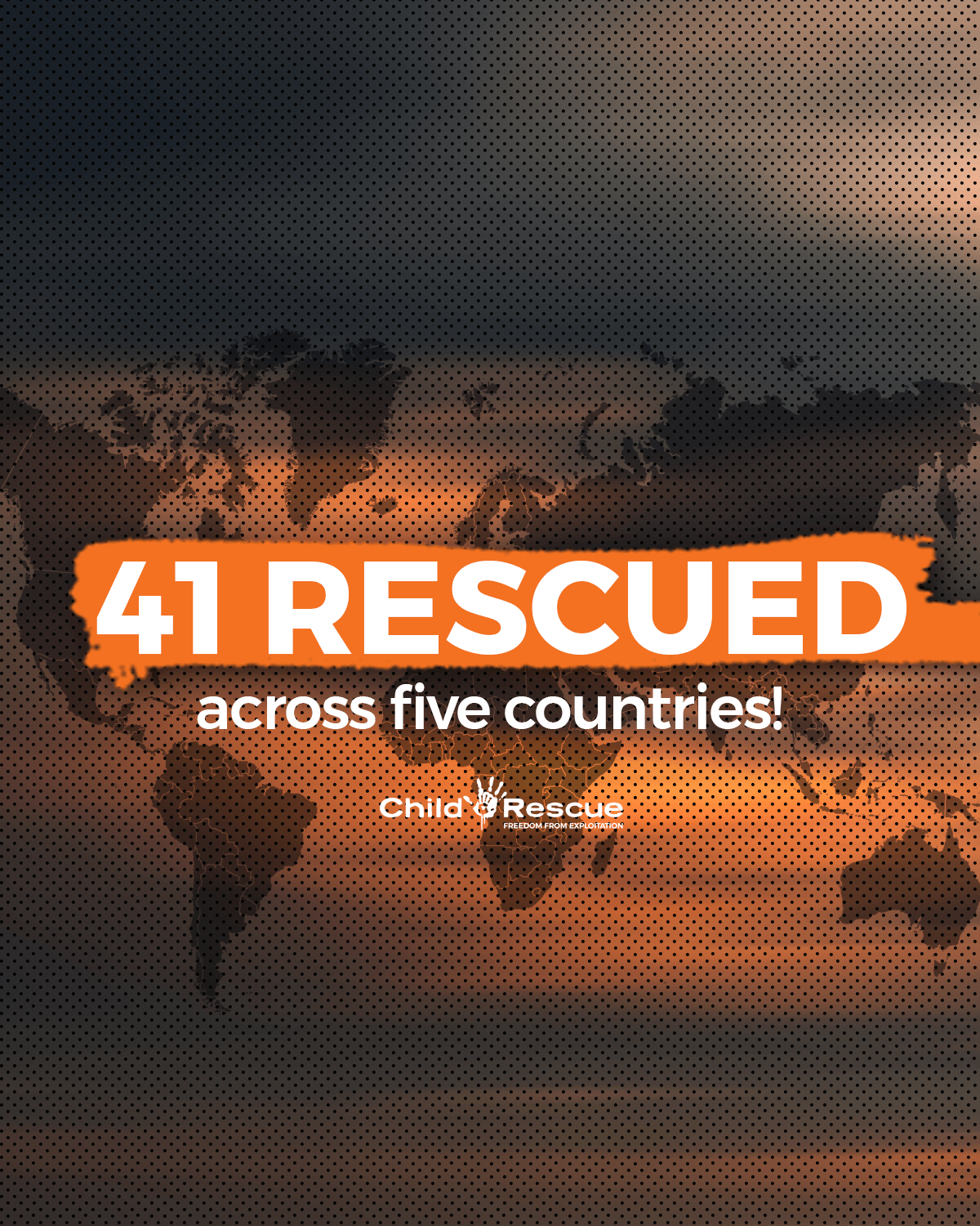 41 rescued across five countries! - Child Rescue | Child Rescue