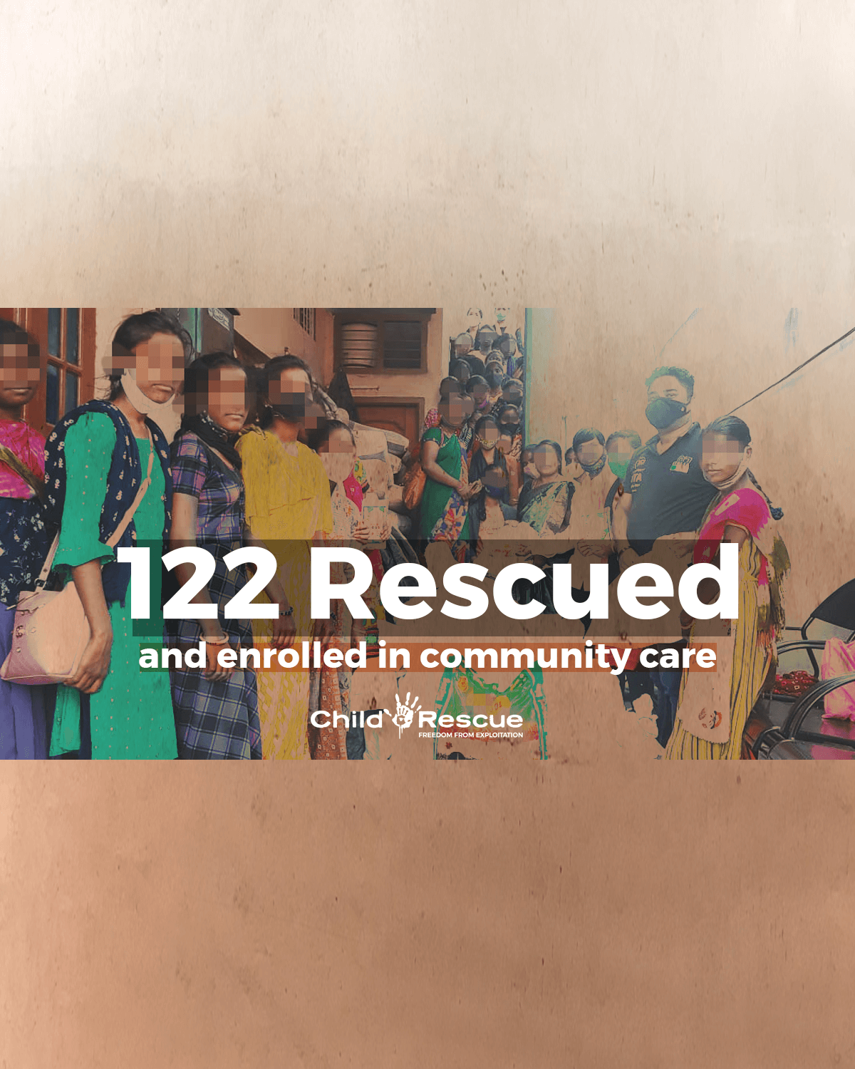 122 children rescued and enrolled in community care - Child Rescue ...