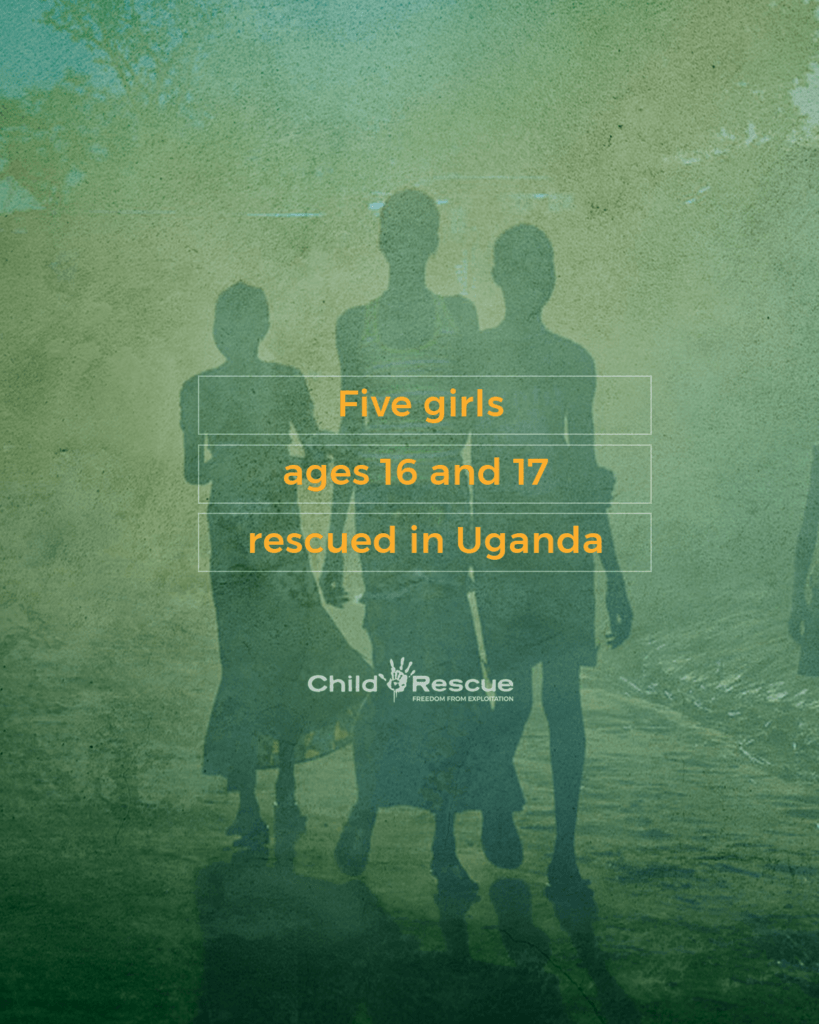 Five girls rescued in Uganda - Child Rescue | Child Rescue