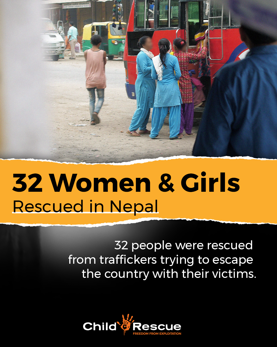 32 Women and Girls Rescued in Nepal - Child Rescue | Child Rescue