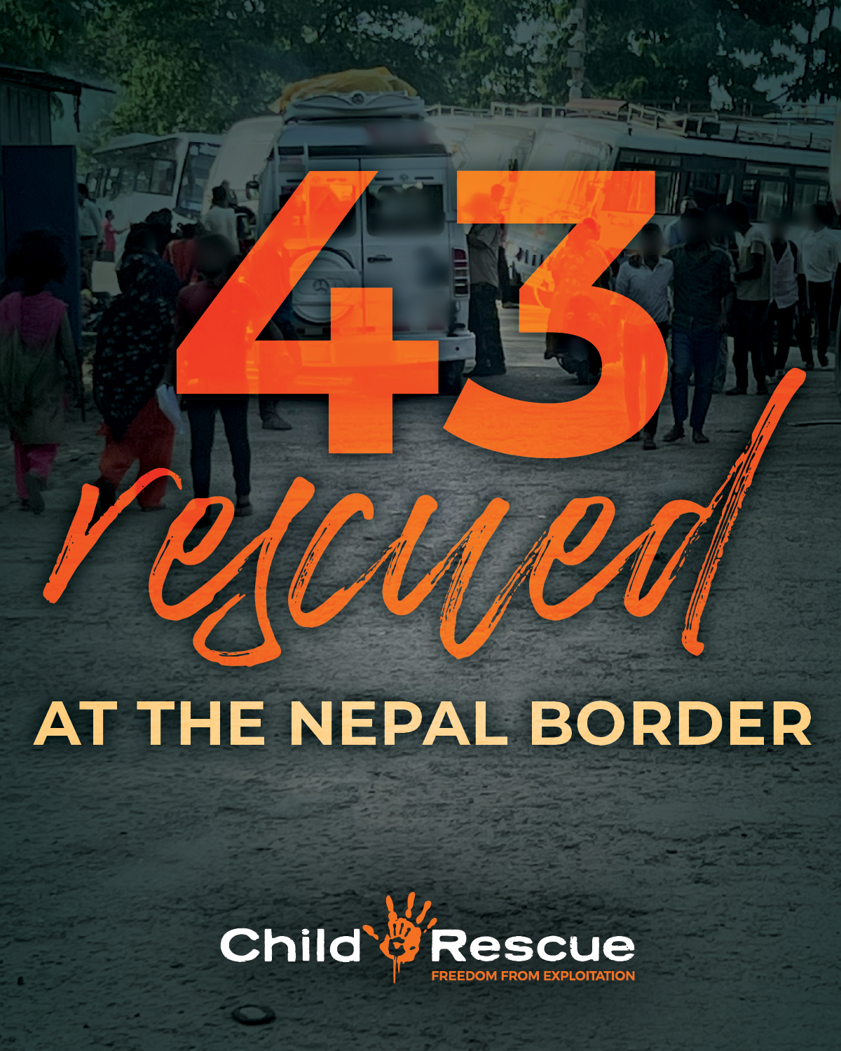43 rescued at the Nepal border - Child Rescue | Child Rescue